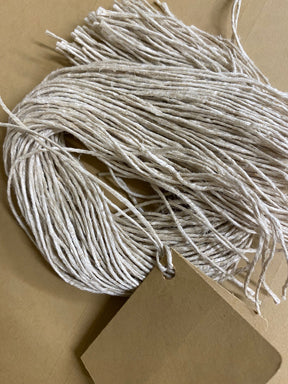 Pre-cut Hang Tag Strings (100 ct., 12" length) 100% Natural Hemp Cord ...