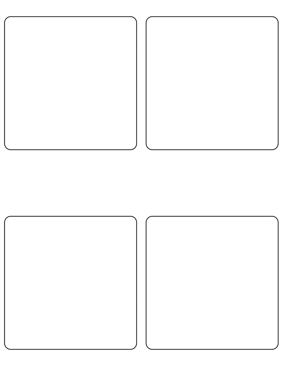 4 x 4 Square Silver Foil Printed Label Sheet – labelsbythesheet.com