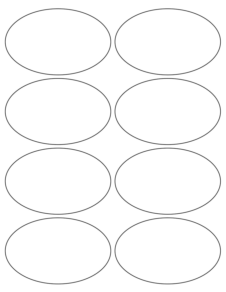 4 x 2 1/2 Oval Natural Ivory Label Sheet – labelsbythesheet.com