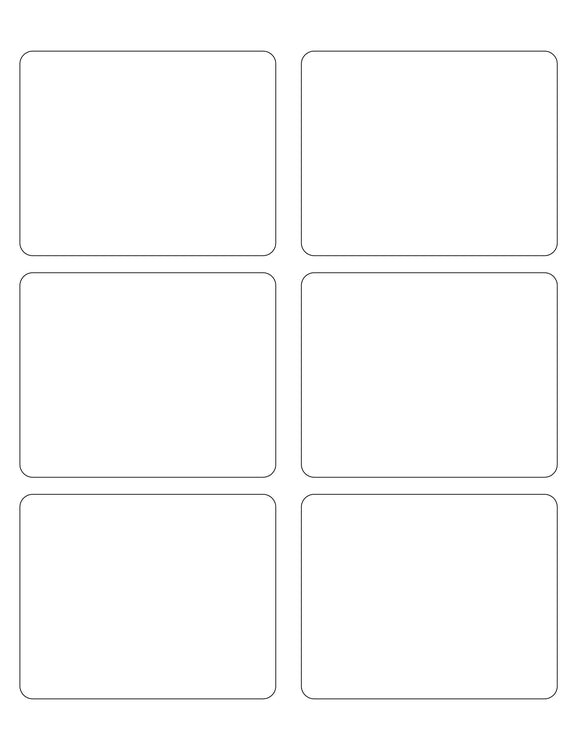 3 3/4 x 3 Rectangle White Label Sheet – labelsbythesheet.com