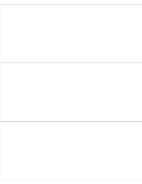 8 1/2 x 3 1/2 Rectangle Fluorescent RED Label Sheet (Bulk Pack 500 She ...