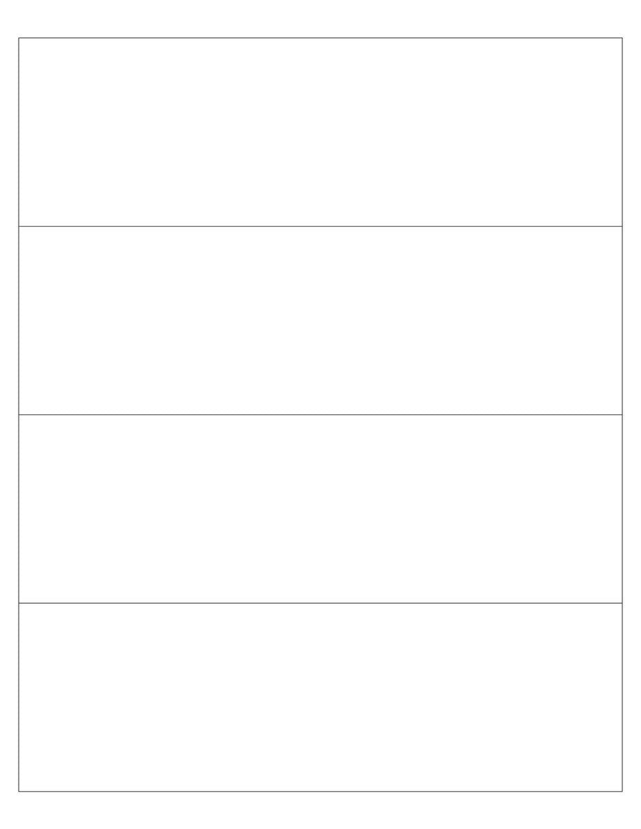 8 x 2 1/2 Rectangle White Opaque BLOCKOUT Printed Label Sheet ...