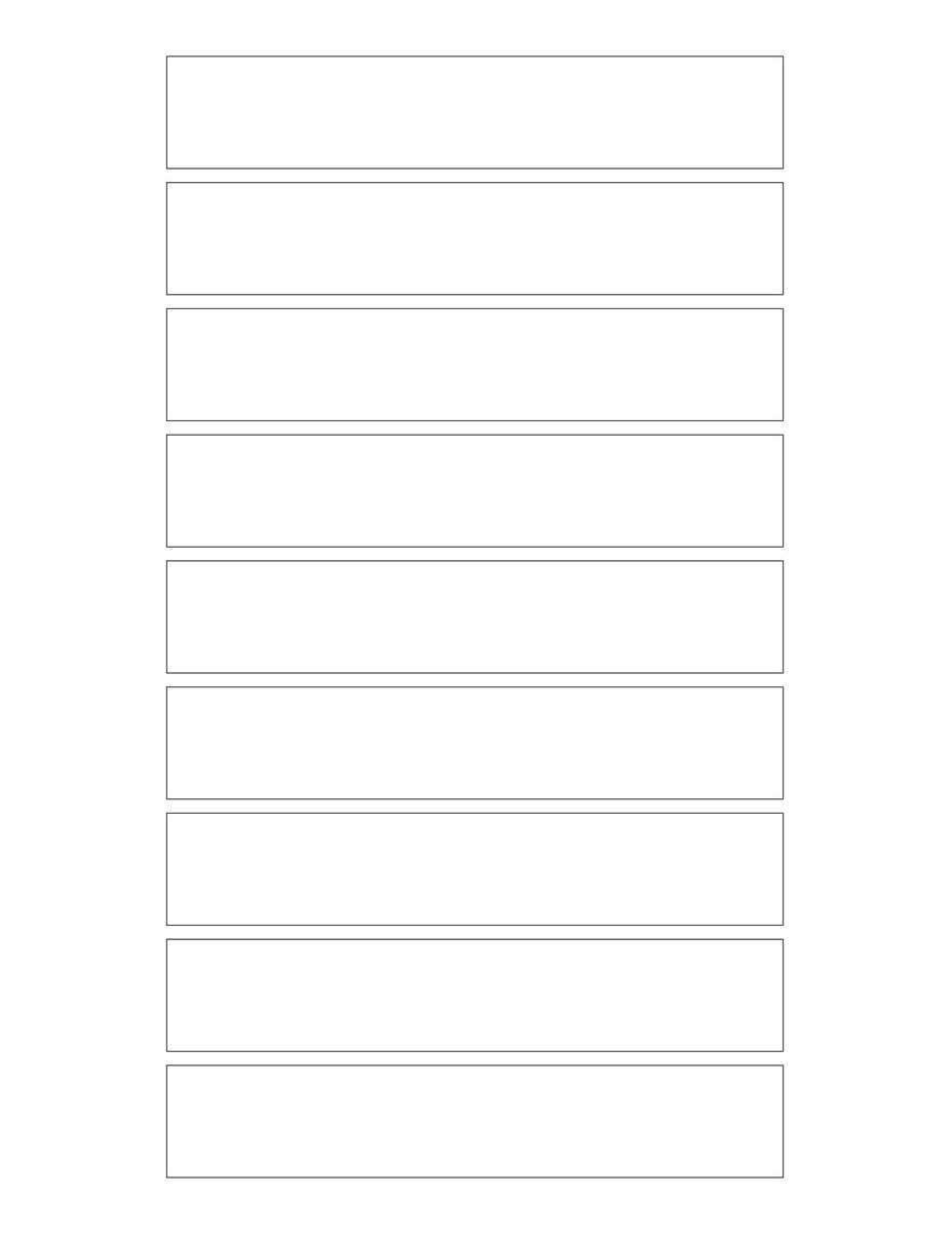 5 1/2 x 1 Rectangle White Opaque BLOCKOUT Printed Label Sheet ...