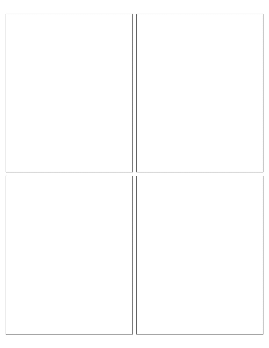 4 x 5 Rectangle Removable White Printed Label Sheet (Square Corners ...