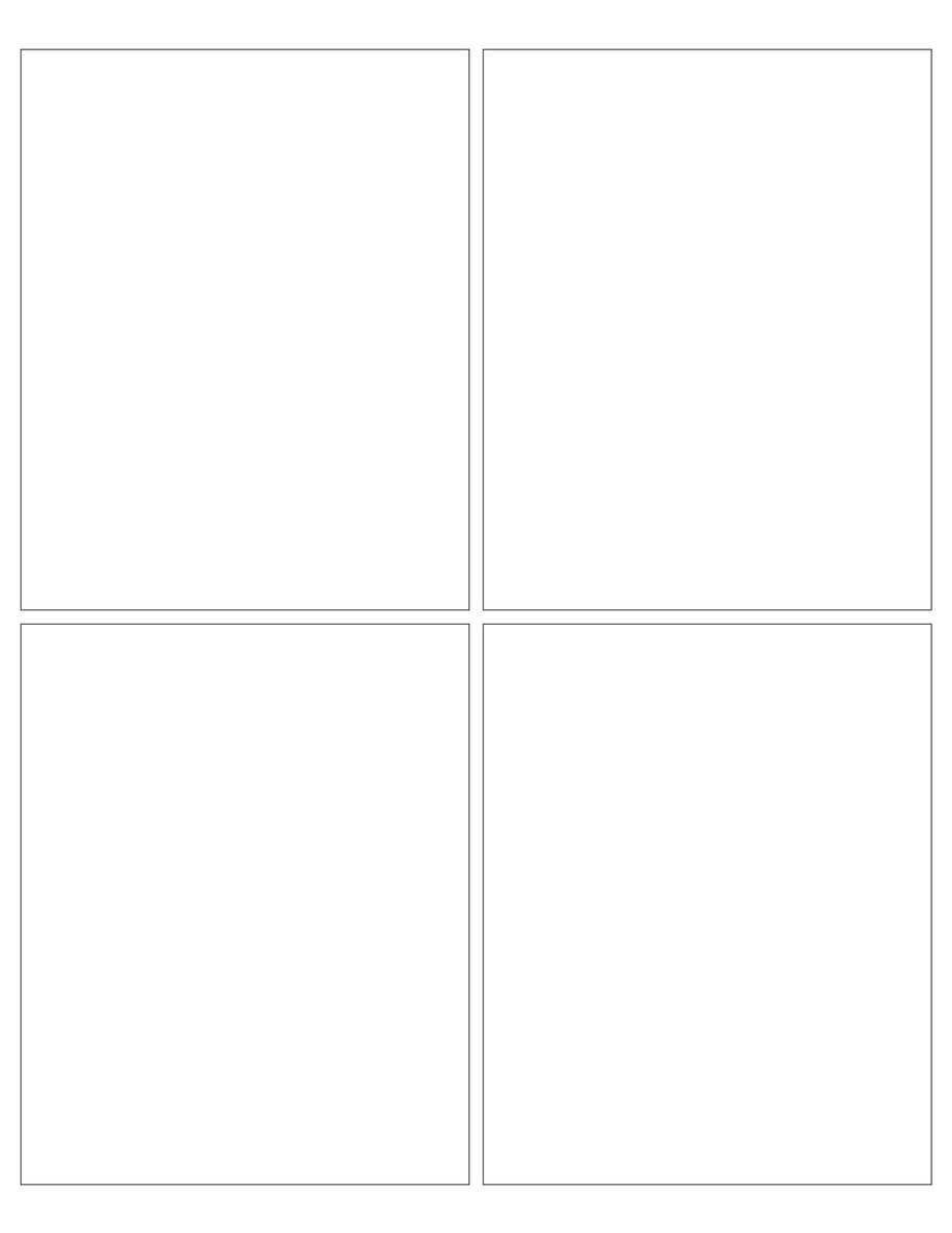4 x 5 Rectangle Clear Gloss Printed Label Sheet (Square Corners ...