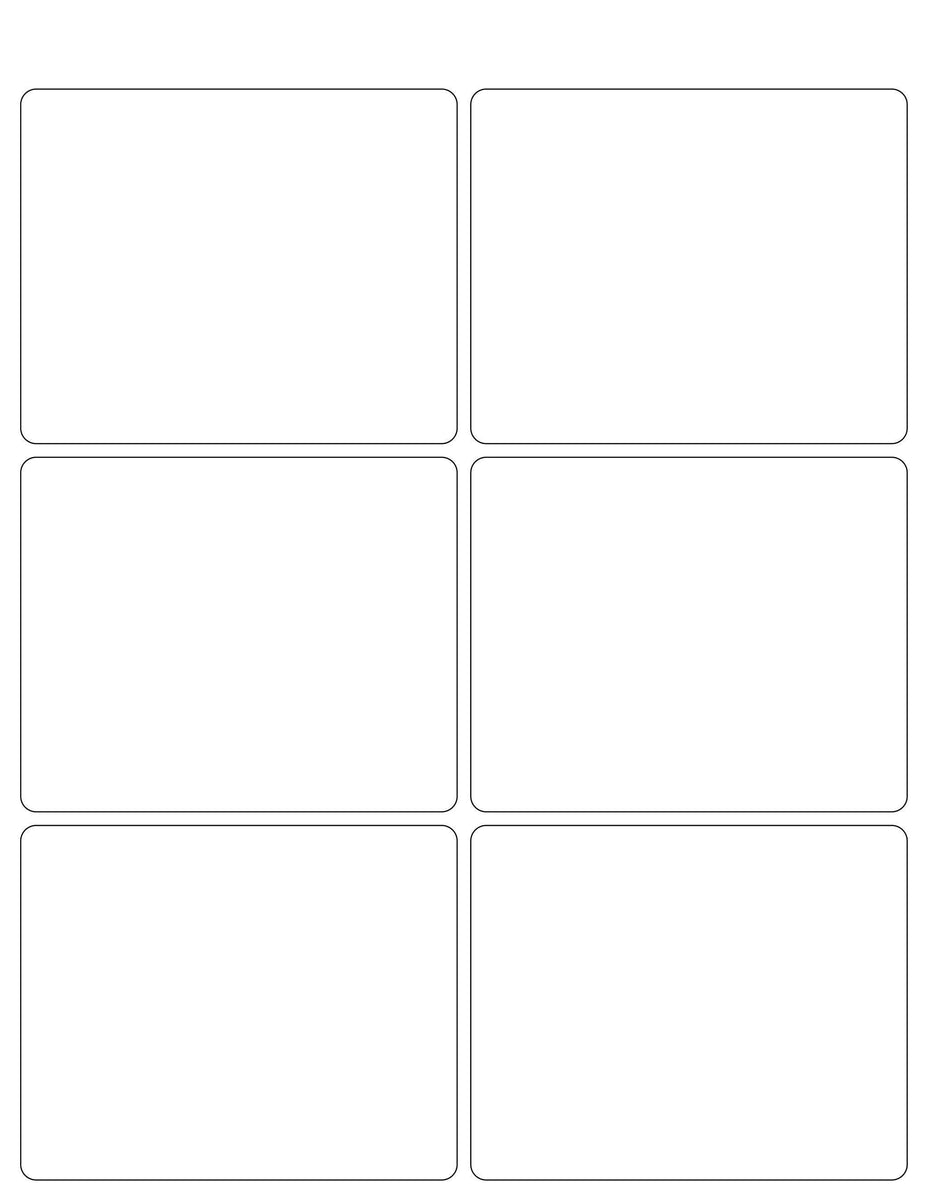 4 x 3 1/4 Rectangle Removable White Printed Label Sheet ...