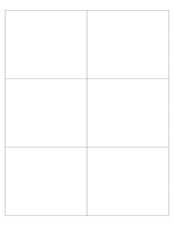 4 X 3 1 3 Rectangle White Label Sheet Square Corners 4 X 3 1 3 Rectangle White Label Sheet Square Corners