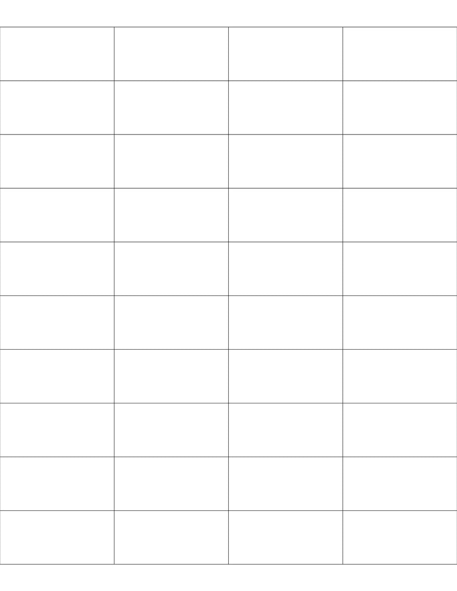 2 1/8 x 1 Rectangle Natural Ivory Printed Label Sheet ...