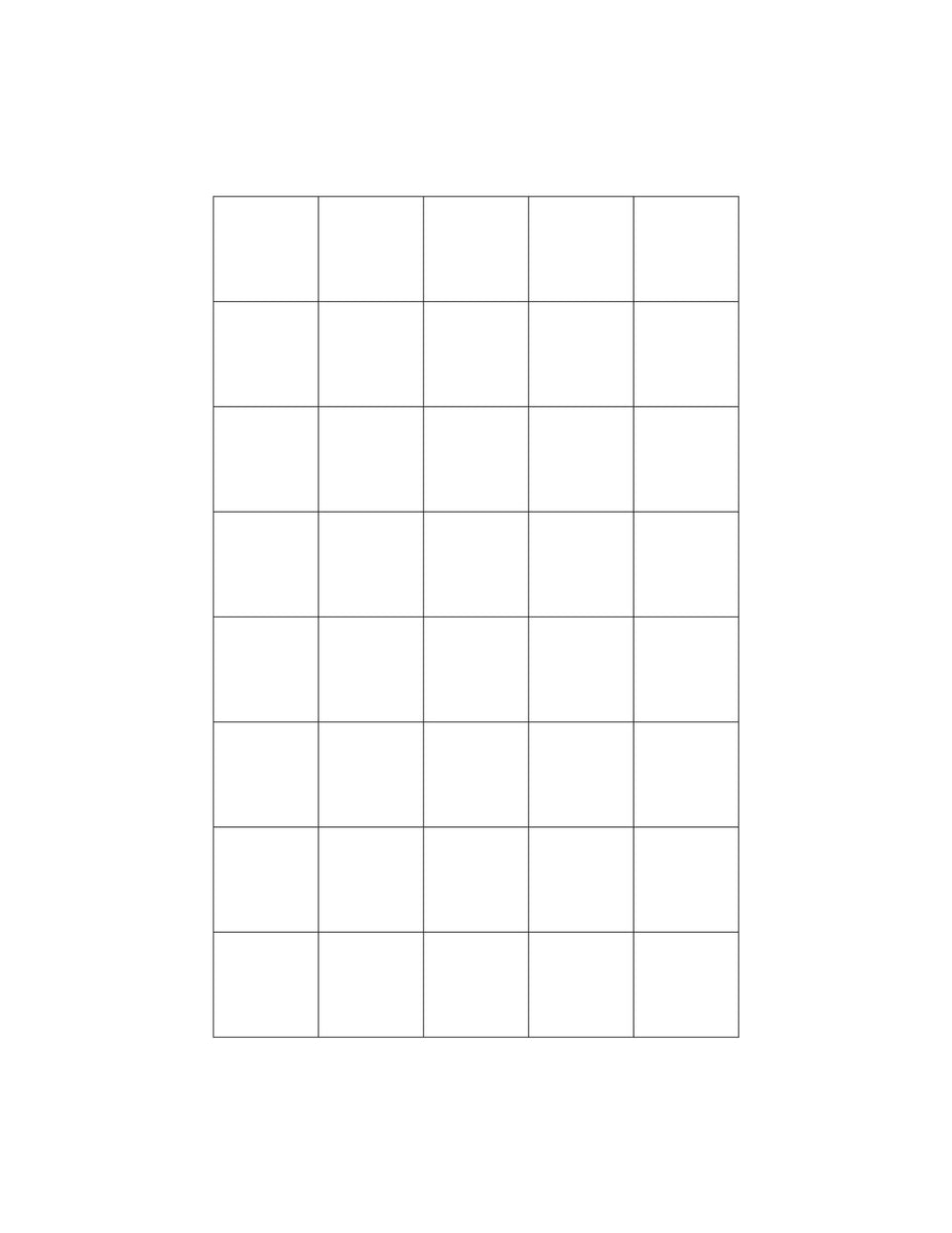 15/16 x 15/16 Square Removable White Printed Label Sheet ...