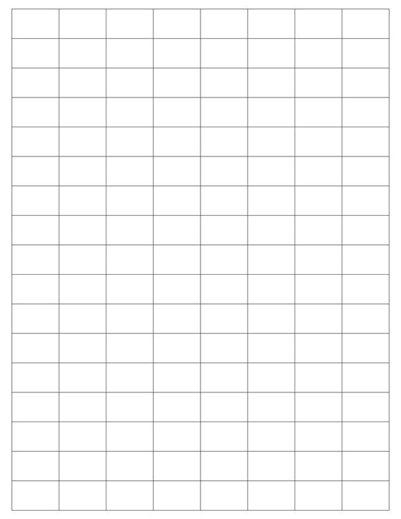 1 x 5/8 Rectangle Fluorescent RED Label Sheet (Bulk Pack 500 Sheets ...